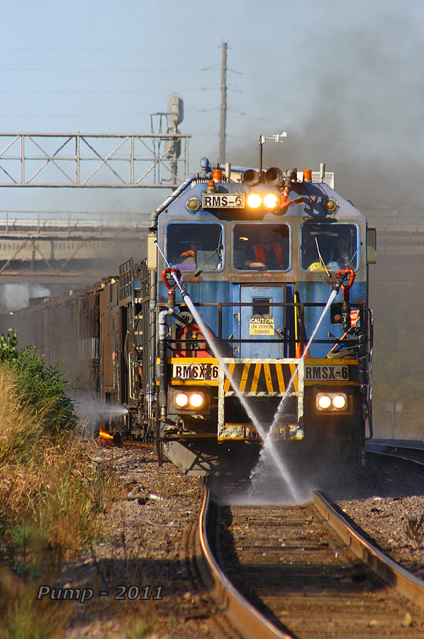 Eastbound HTT Rail Grinder